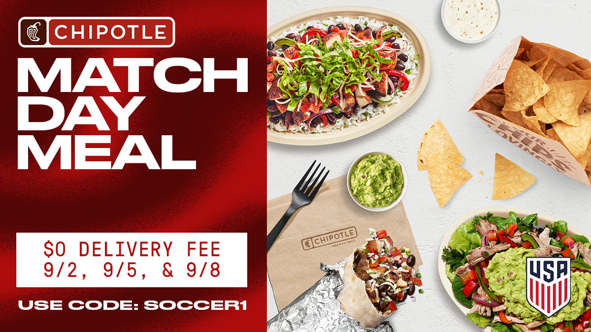 Chipotle – Match Day Meal